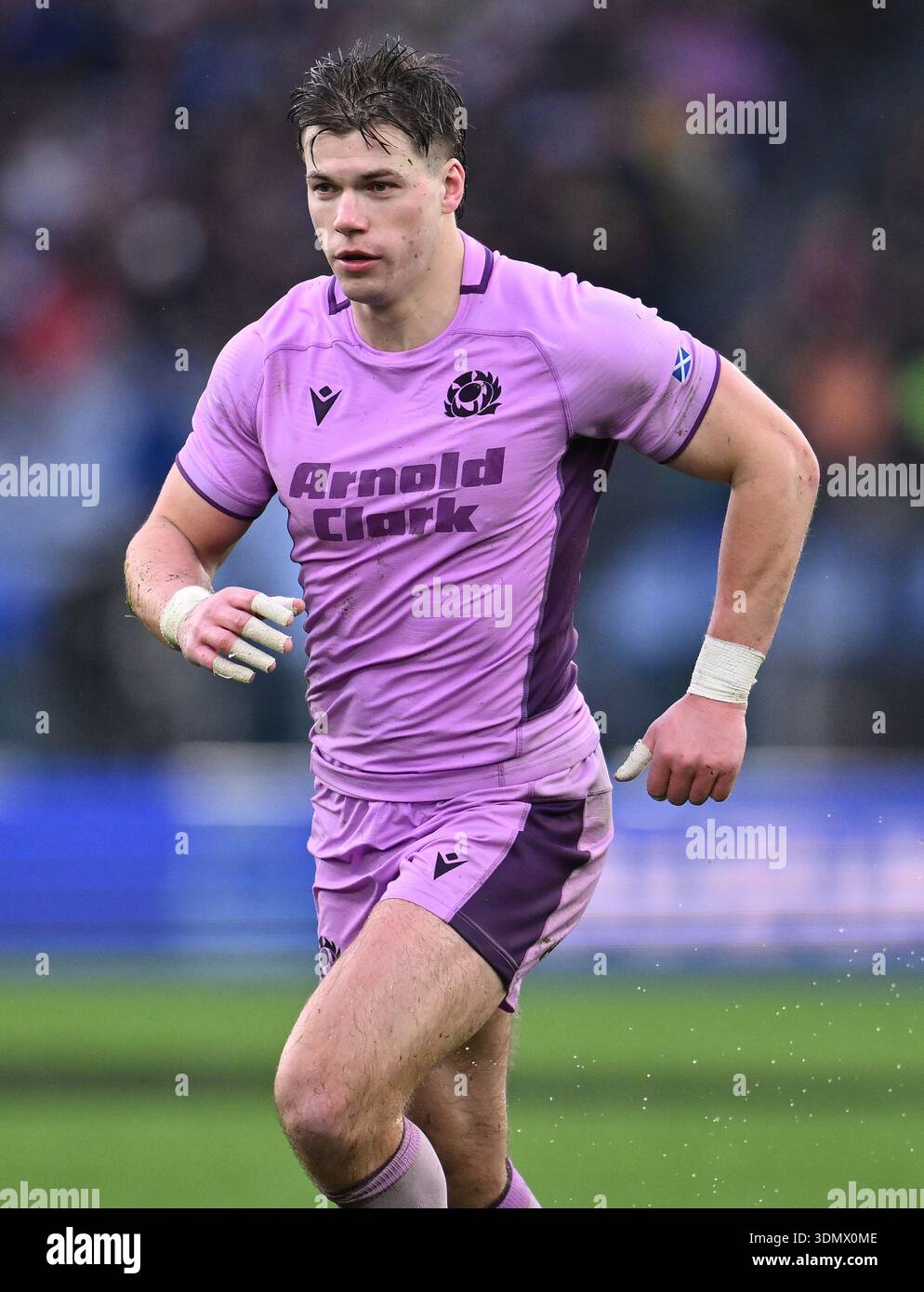 Scotland's Tom Jordan during the Guinness Men's Six Nations match at ...