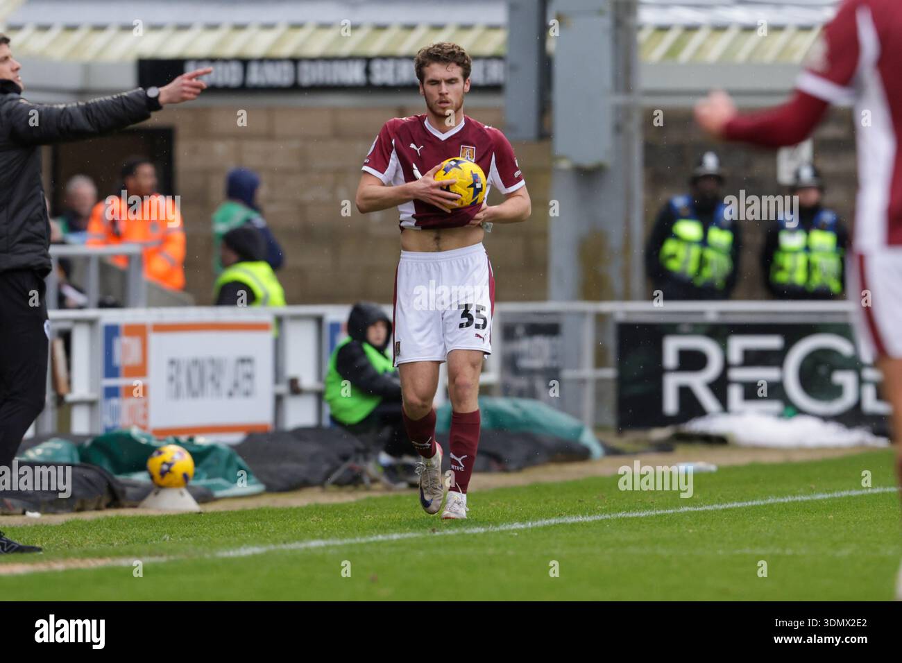 Northampton Town's Max Dyche during the first half of the Sky Bet ...