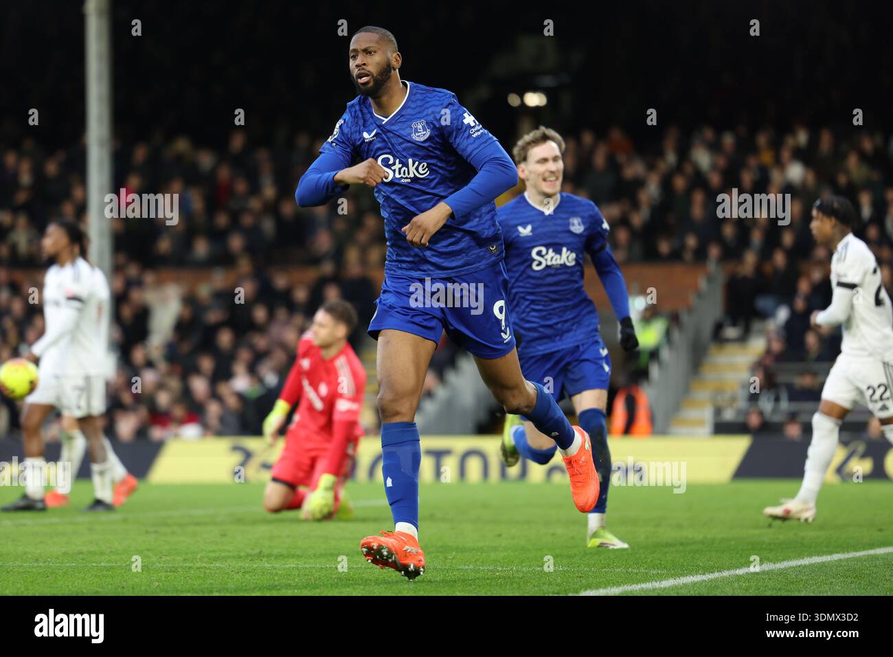 Norberto Bercique Gomes Betuncal (Beto) of Everton celebrates after his ...
