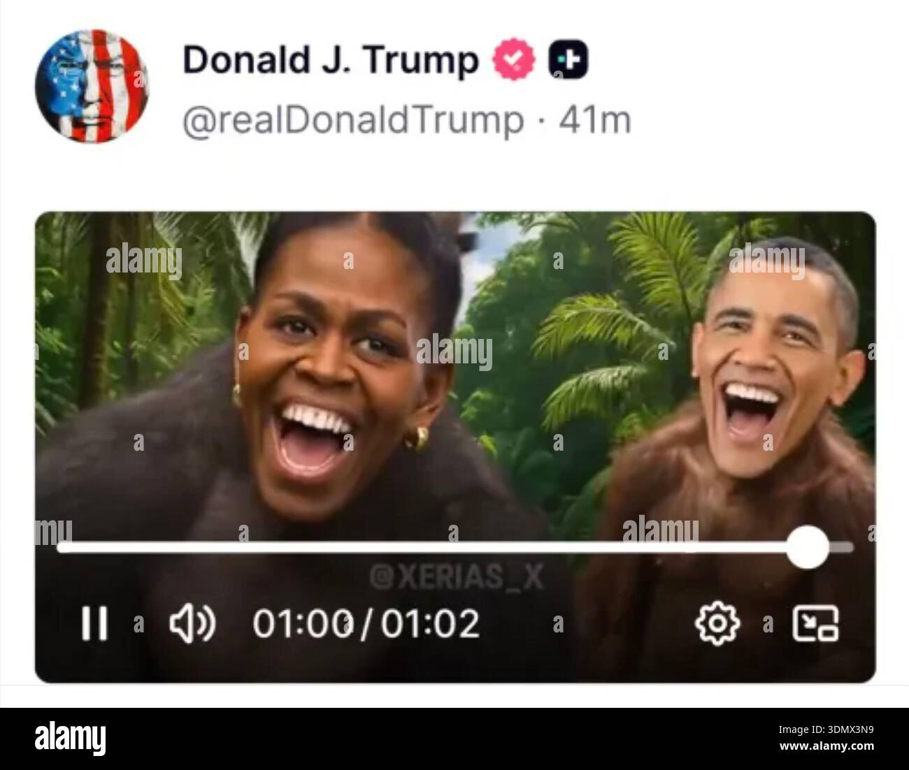 DONALD TRUMP. February 2026 posting on the US President's "Truth Social ...