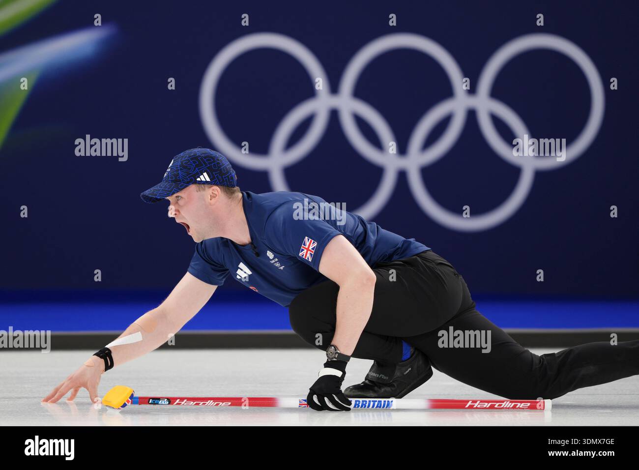 Great Britain's Bruce Mouat during the Curling Mixed Doubles Round ...