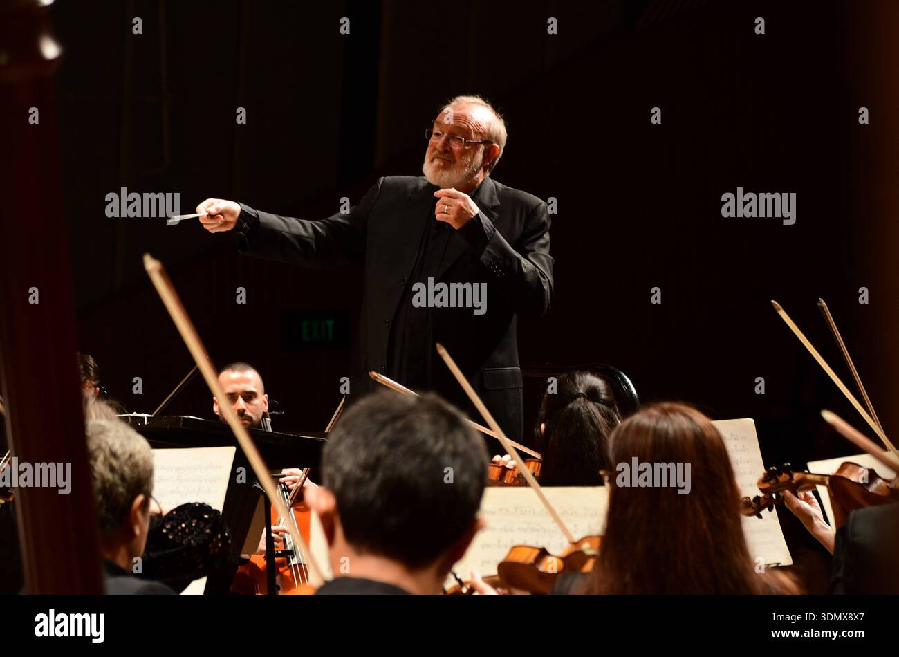MUMBAI, INDIA - FEBRUARY 7: Martyn Brabbins, Chief Conductor of ...