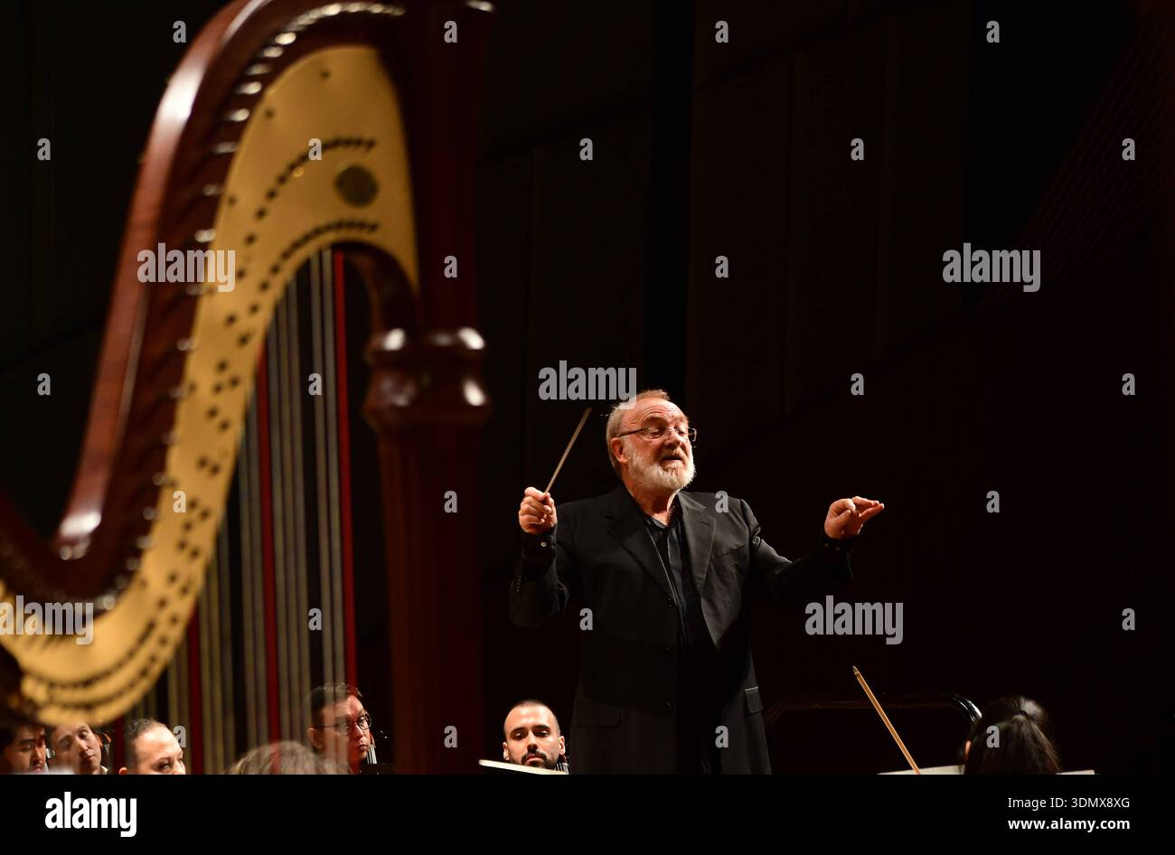 MUMBAI, INDIA - FEBRUARY 7: Martyn Brabbins, Chief Conductor of ...