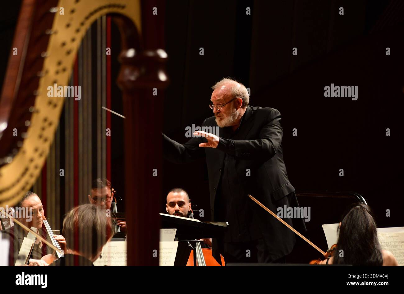 MUMBAI, INDIA - FEBRUARY 7: Martyn Brabbins, Chief Conductor of ...