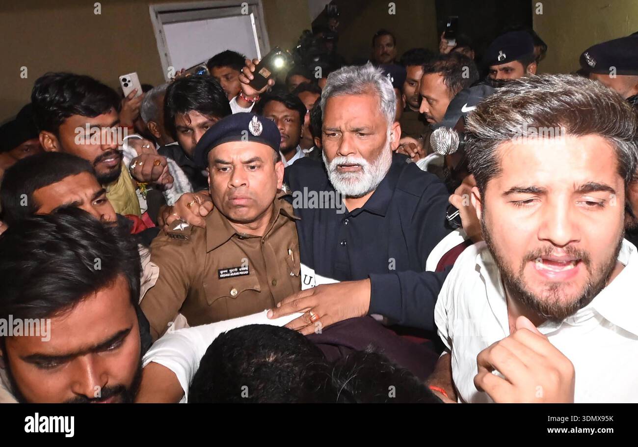 PATNA, INDIA - FEBRUARY 7: Independent Bihar MP Rajesh Ranjan ...