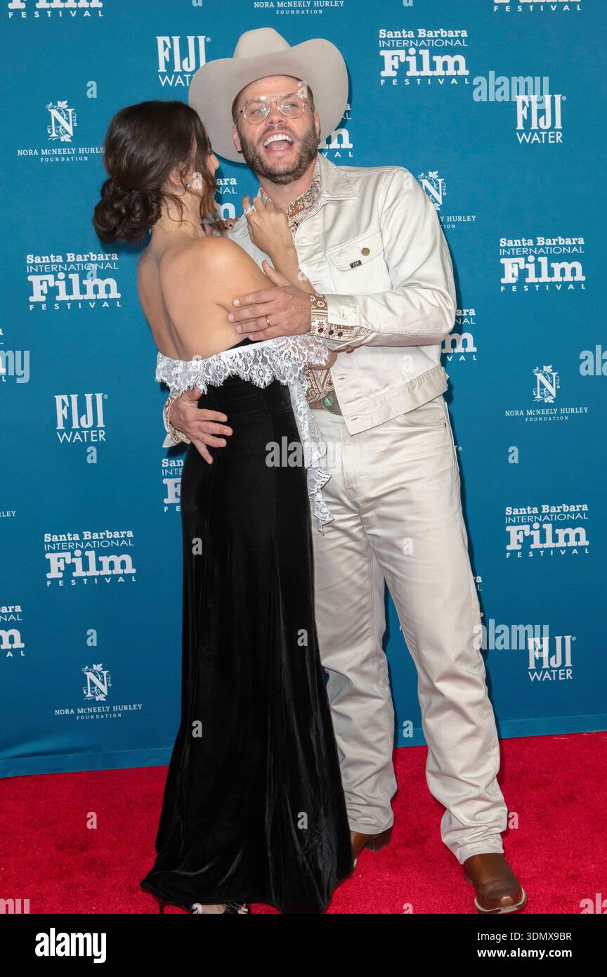 Taylor Day Grace with husband Charley Crockett at the American Riviera ...