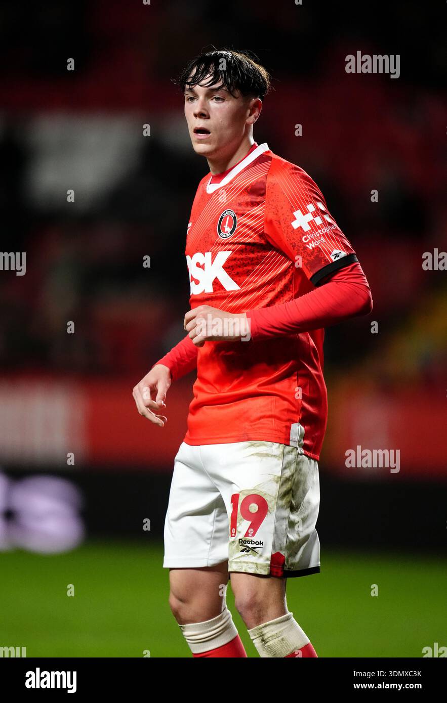 Charlton Athletic's Luke Chambers during the Sky Bet Championship match ...