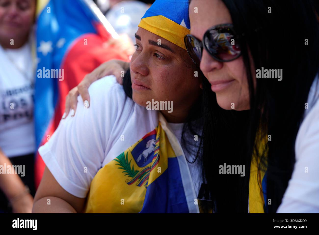 People attend a prayer for freedom of political prisoners, peace and ...