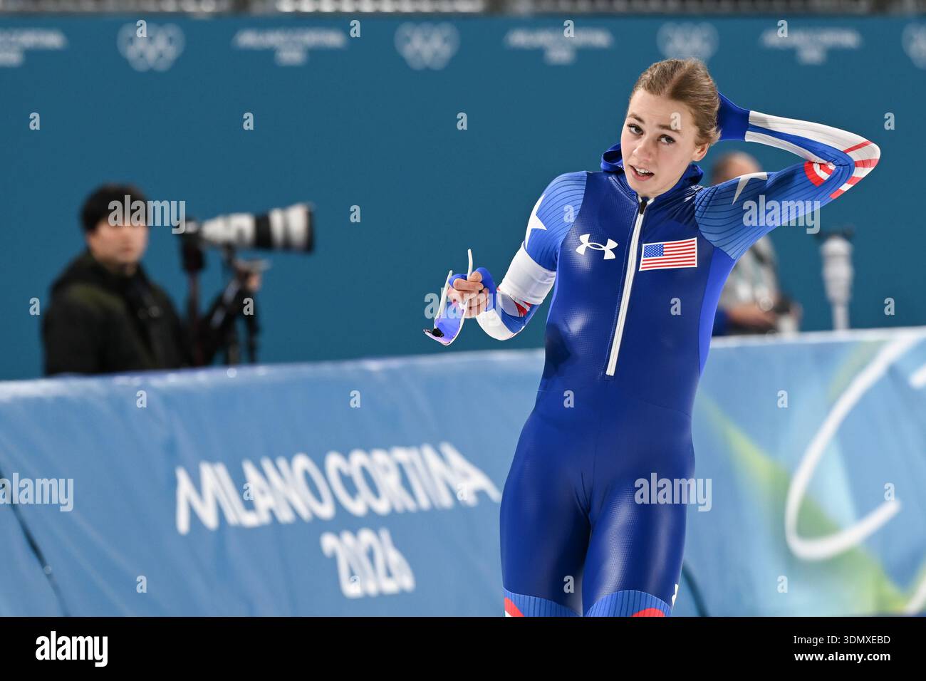 MYERS Greta (USA) during Speed Skating, Olympic Winter Games Milano ...