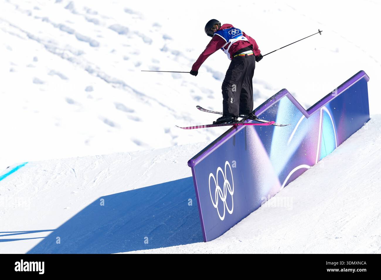 07/02/2026, Livigno, Snow Park, Slopestyle Qualifying Man, Julius Forer ...
