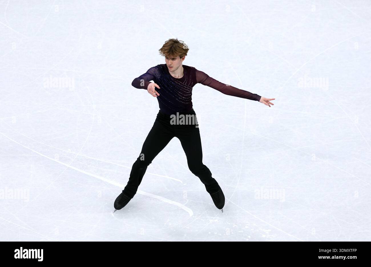 Great Britain's Edward Appleby during the Men's Singles figure skating ...