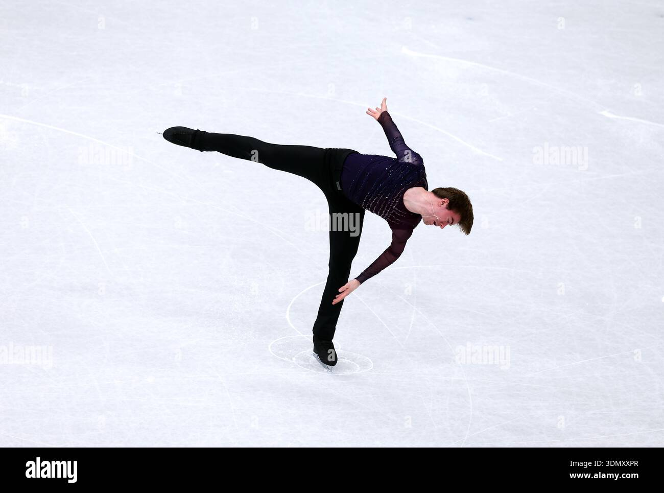 Great Britain's Edward Appleby during the Men's Singles figure skating ...