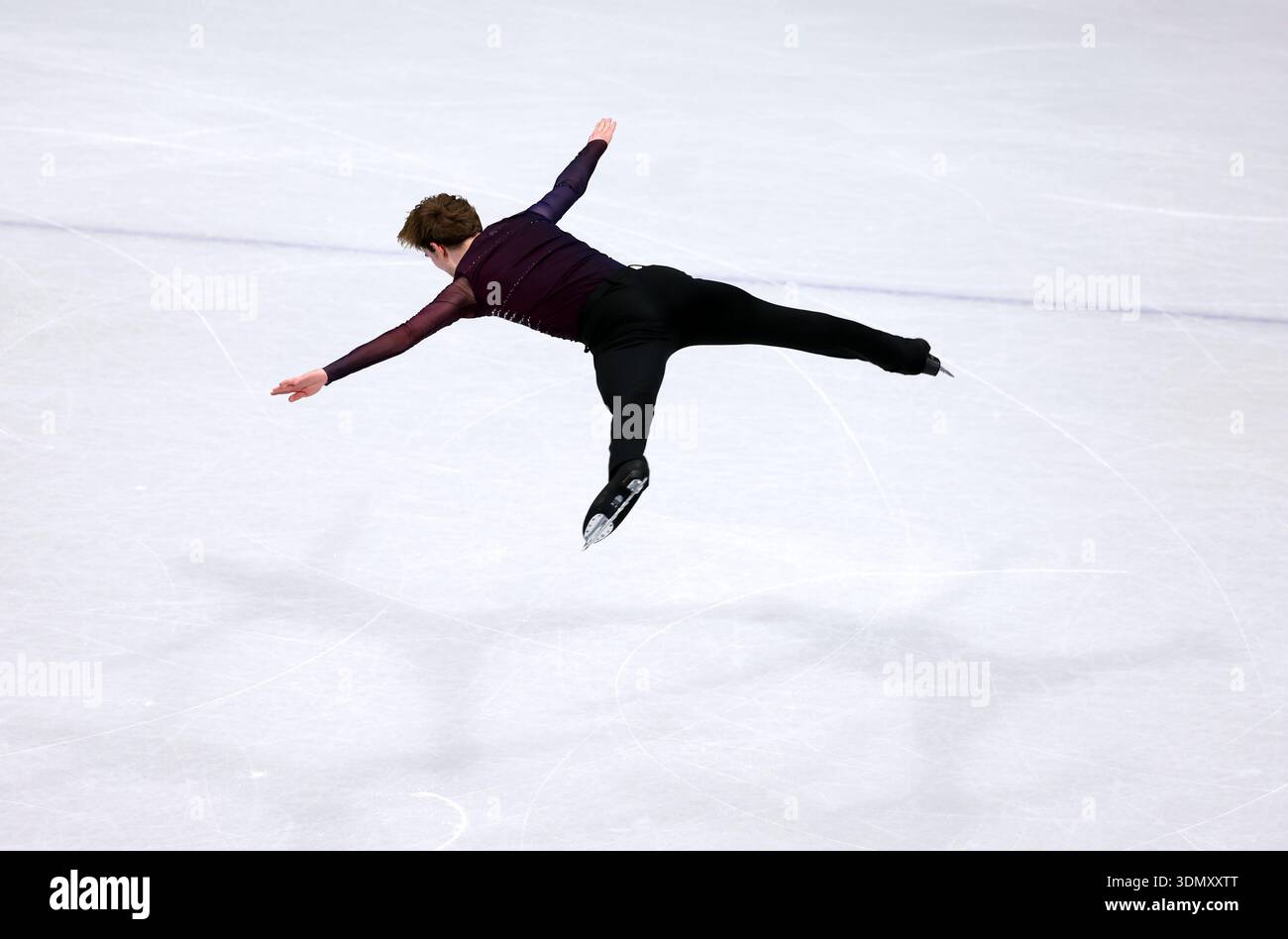 Great Britain's Edward Appleby during the Men's Singles figure skating ...