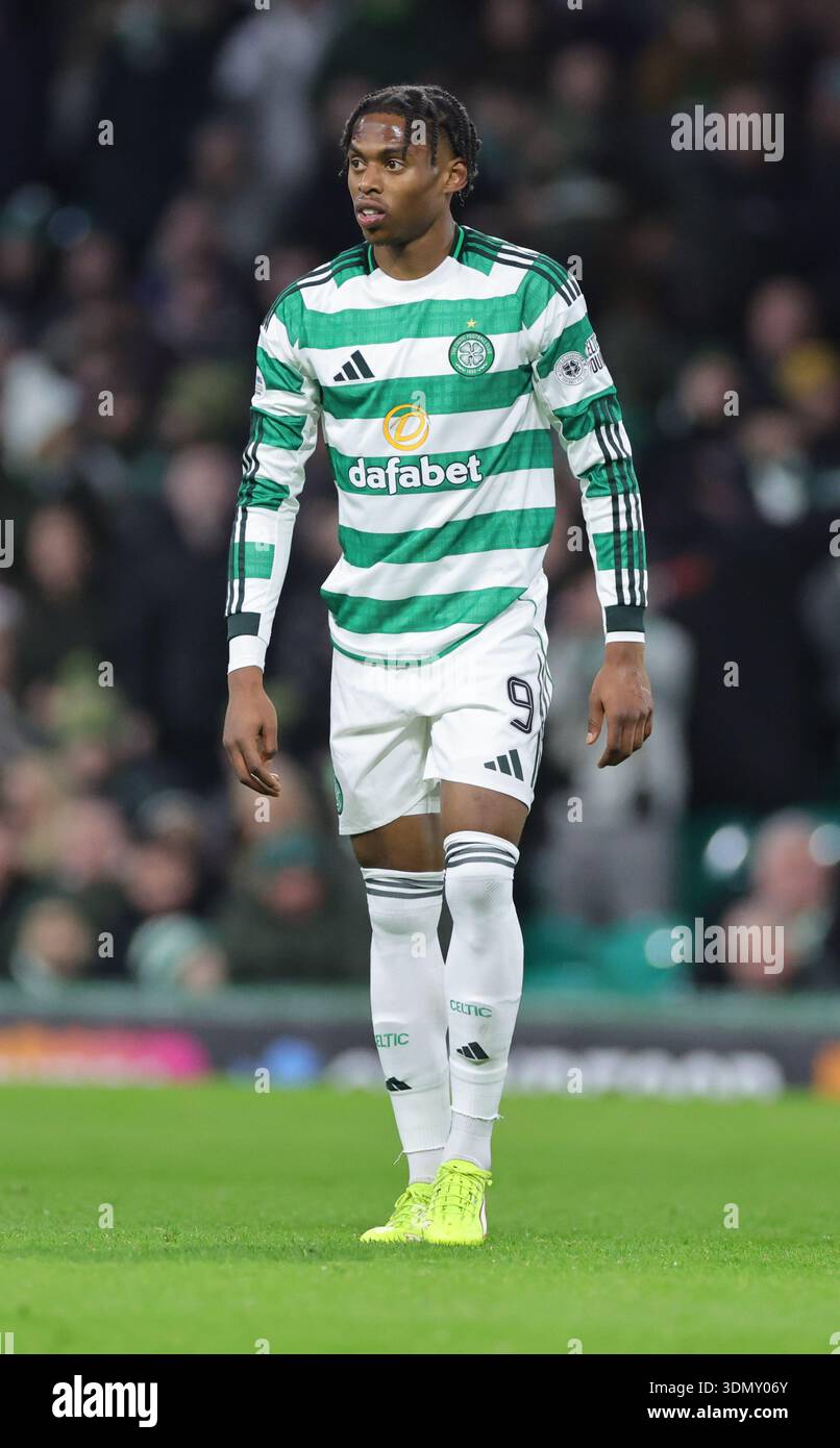 Celtic's Junior Adamu makes his debut during the Scottish Gas Men's ...