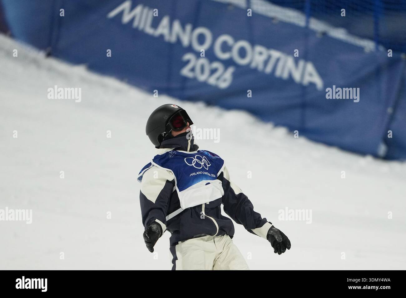 Japan's Ryoma Kimata competes during the men's snowboarding big air ...