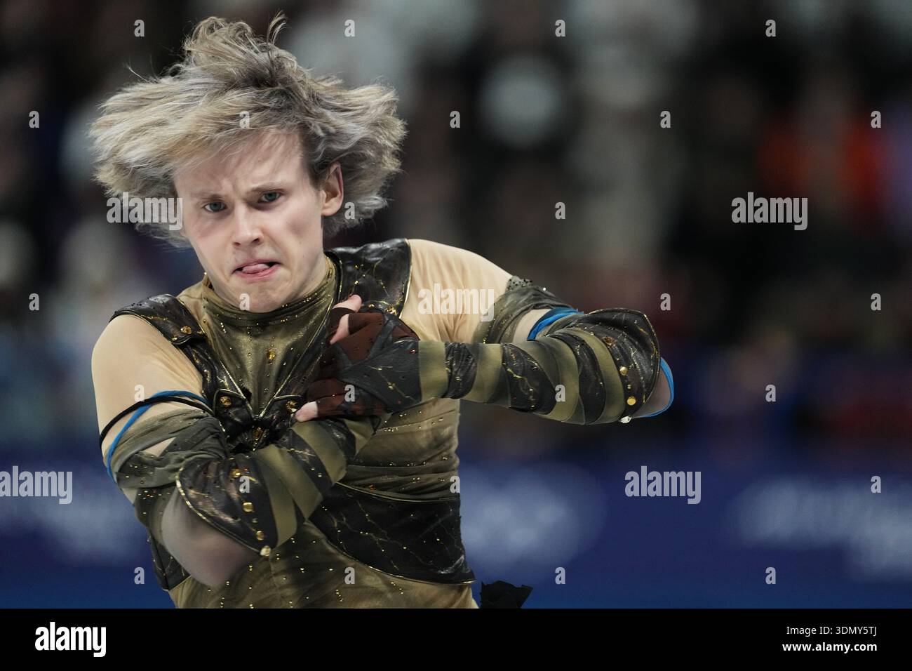 Ilia Malinin of the United States competes during the figure skating ...