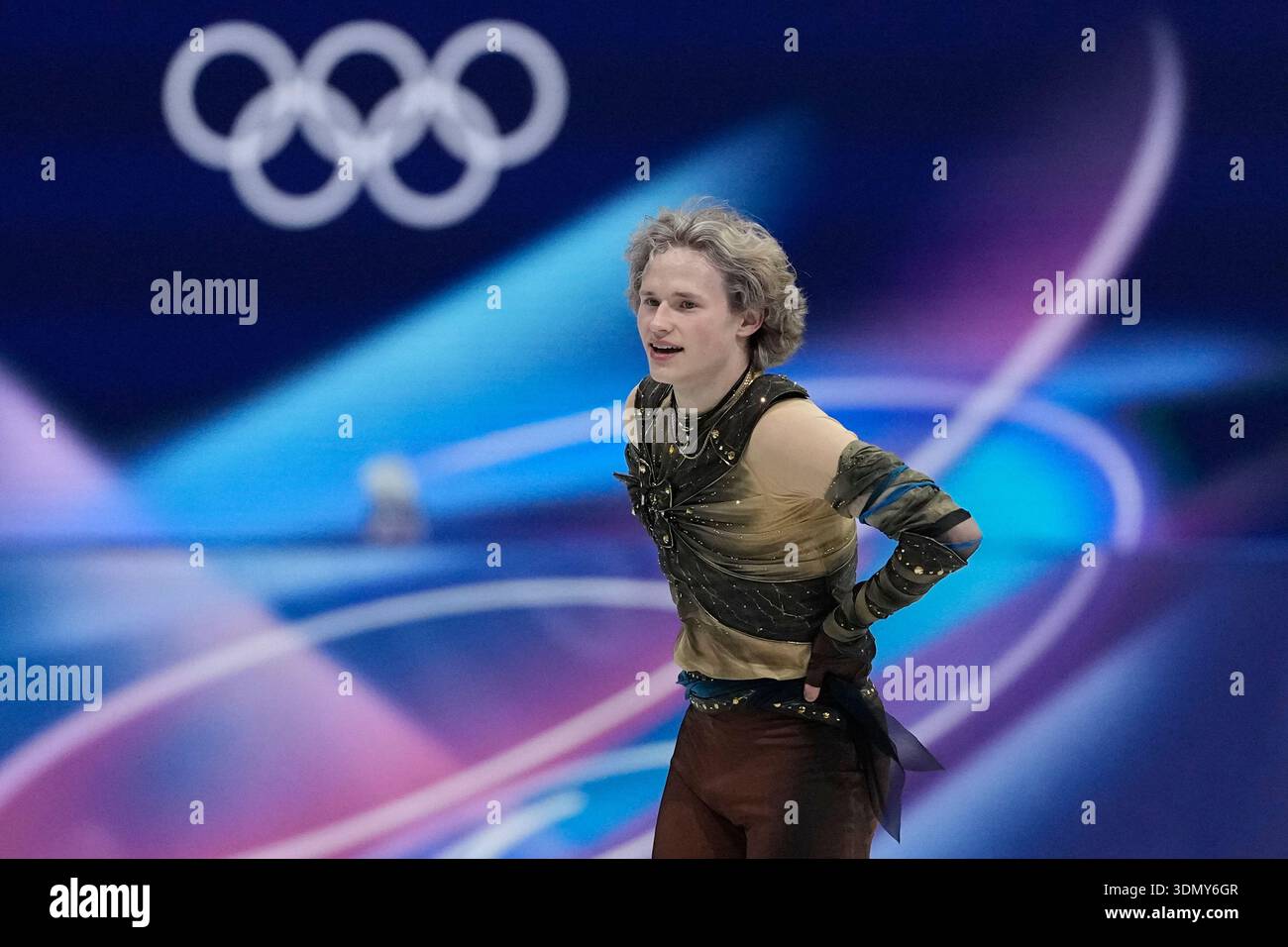 Ilia Malinin of the United States competes during the figure skating ...