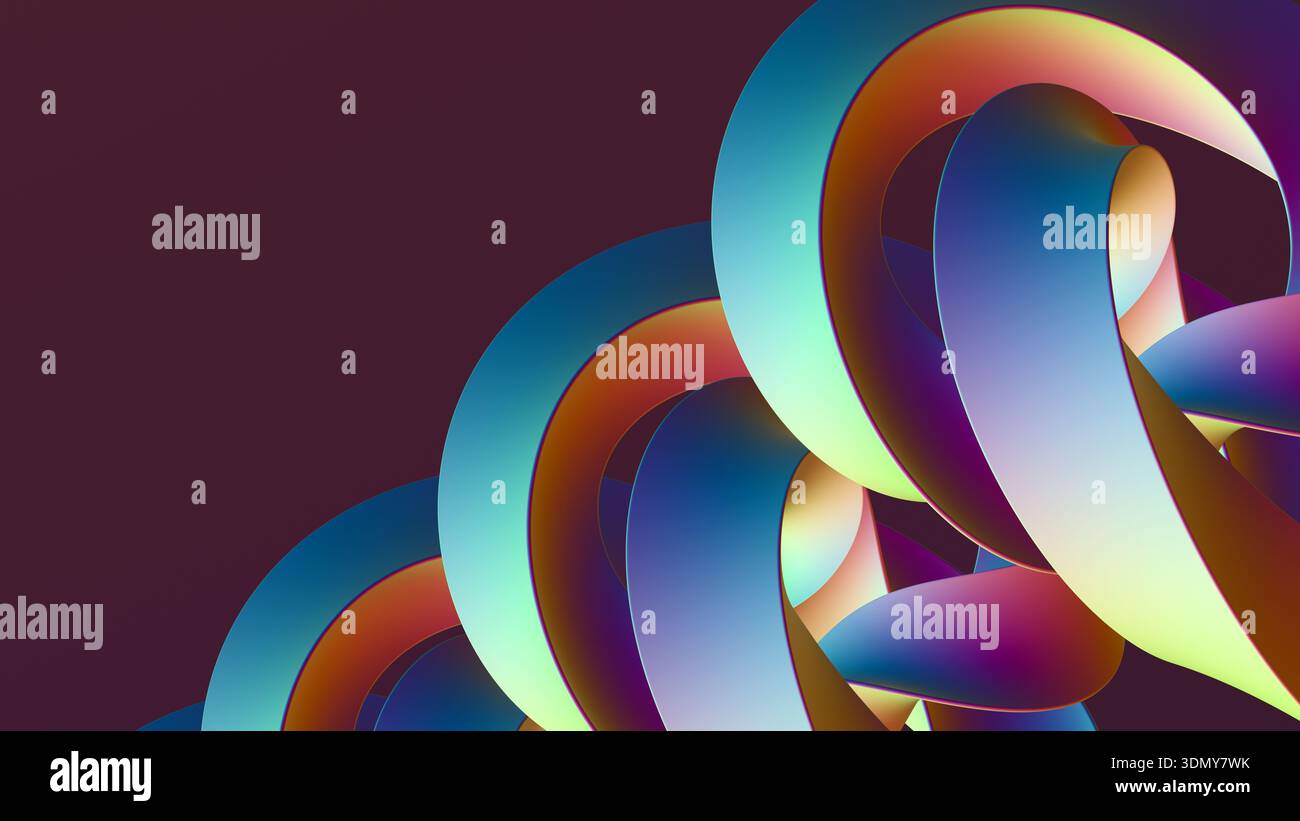 Intertwining dark shapes hi-res stock photography and images - Alamy