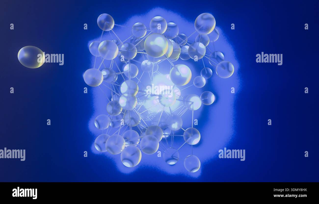 Digital render showcasing complex hi-res stock photography and images ...