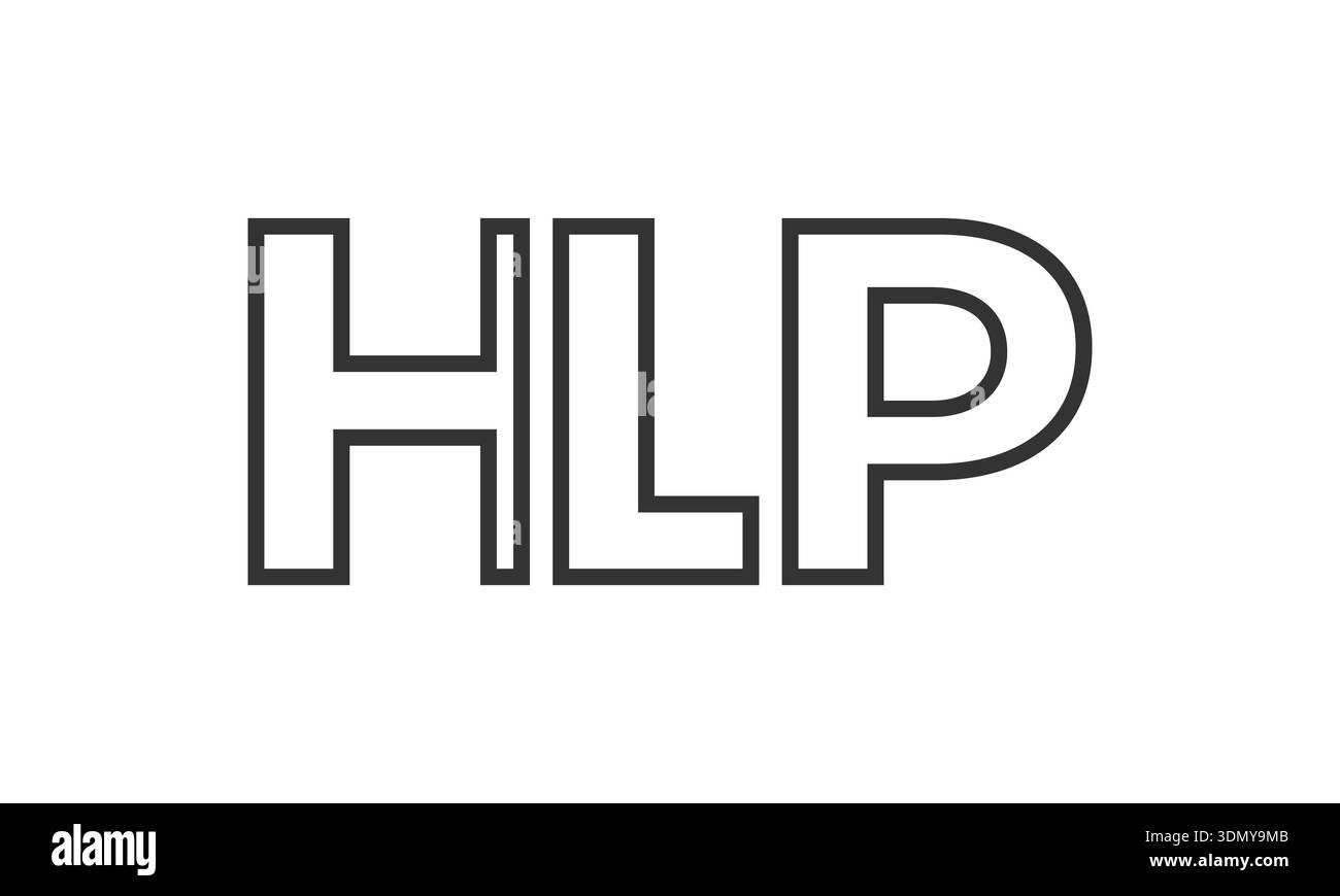 Hlp technology logo Stock Vector Images - Alamy