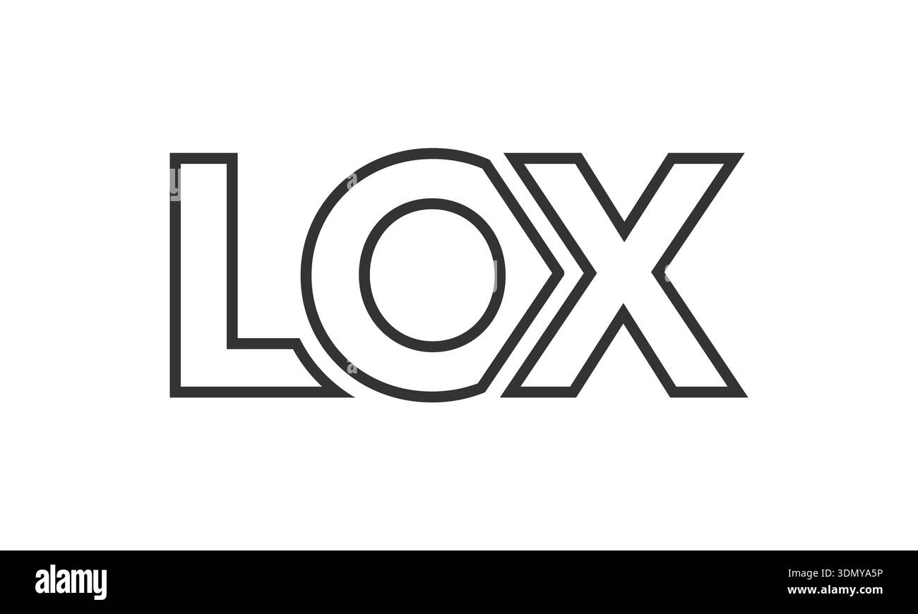 Lox alphabet Stock Vector Images - Alamy