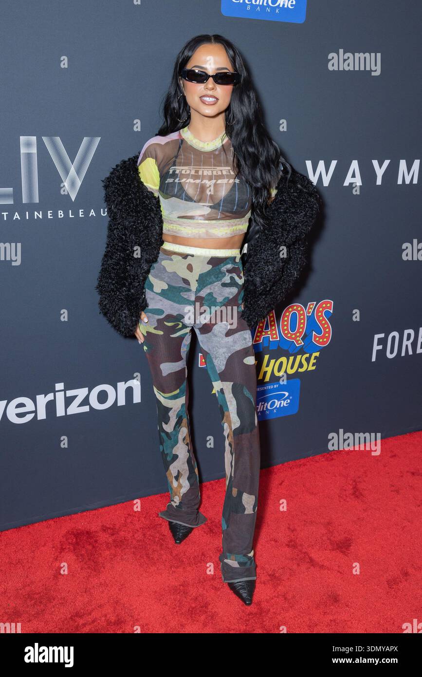 Daly City, USA. 07th Feb, 2026. Becky G. attends Shaq's Fun House ...