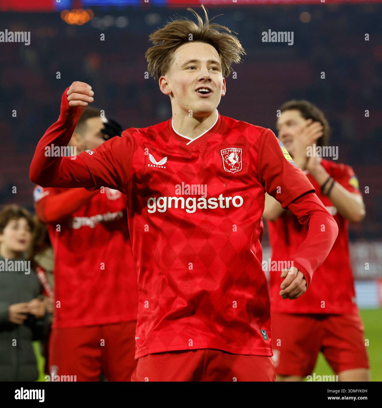 ENSCHEDE, NETHERLANDS - FEBRUARY 7: Nigel Groenewald of FC Twente after ...