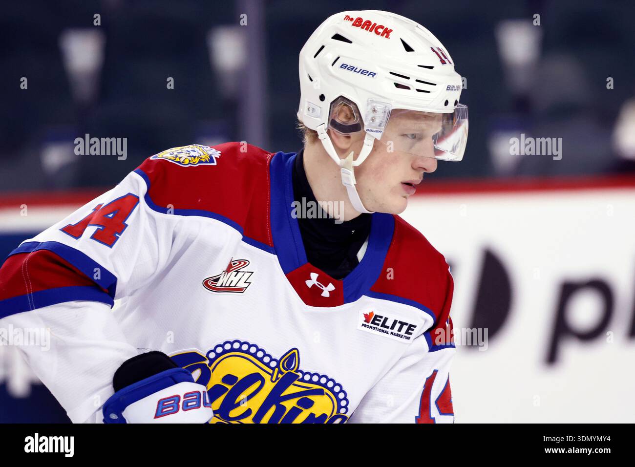 Profile photo on Edmonton Oil Kings C Dylan Dean during WHL (Western ...