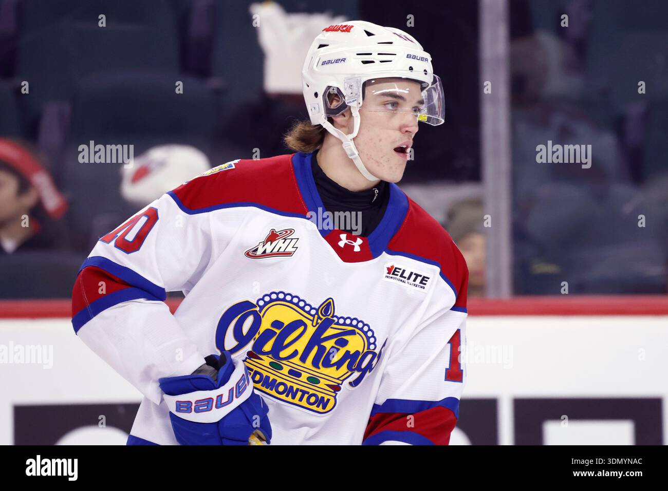 Profile photo on Edmonton Oil Kings C Kayden Stroeder during WHL ...