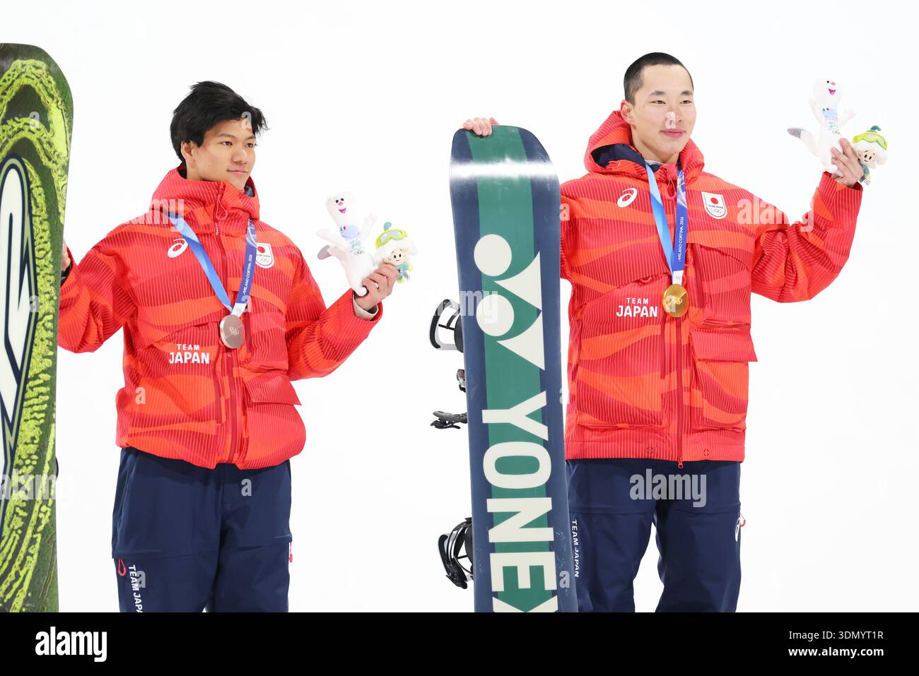 (L to R) Ryoma Kimata, Kira Kimura (JPN), FEBRUARY 7, 2026 - Freestyle ...