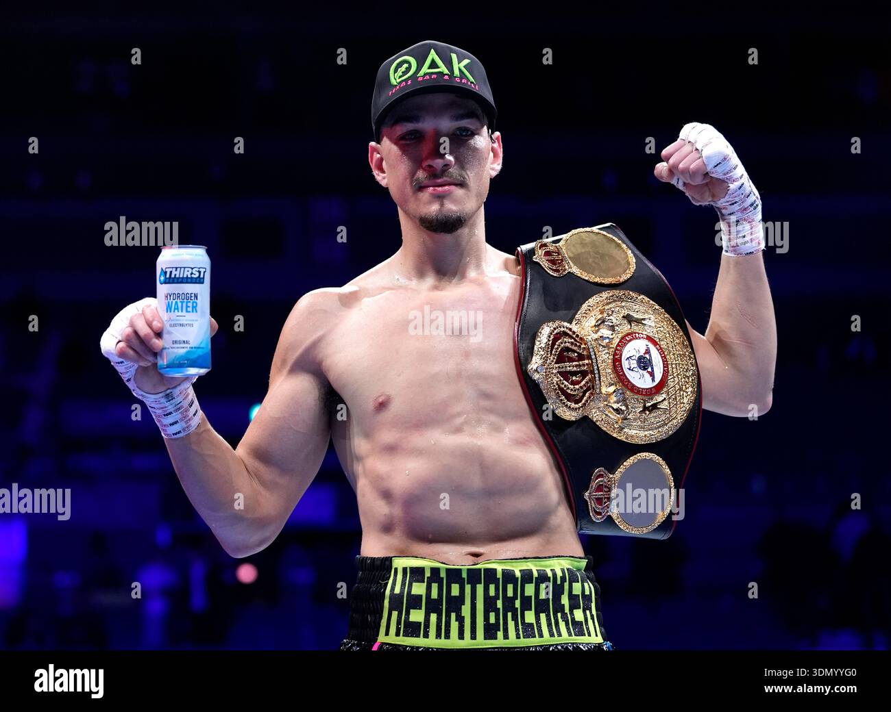 Brandon Figueroa celebrates victory against Nick Ball following the ...
