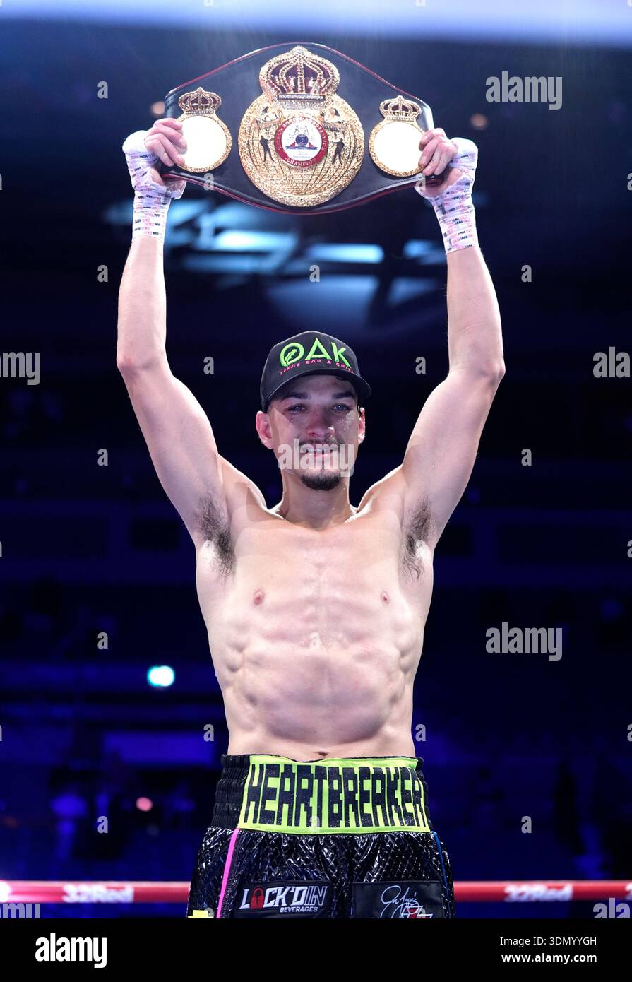 Brandon Figueroa celebrates victory against Nick Ball following the ...