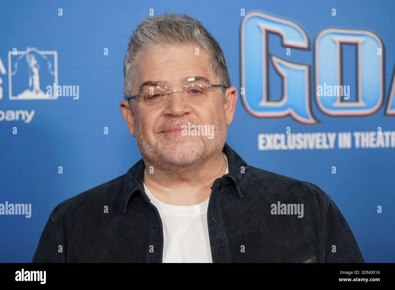 Patton Oswalt arrives at the premiere of "GOAT" on Friday, Feb. 6, 2026 ...