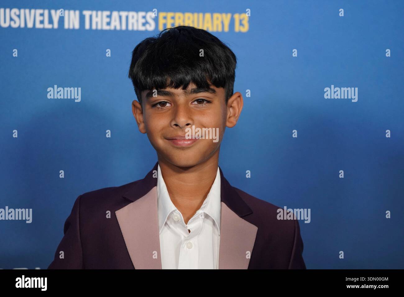 Rayaan Kamal Khan arrives at the premiere of "GOAT" on Friday, Feb. 6 ...