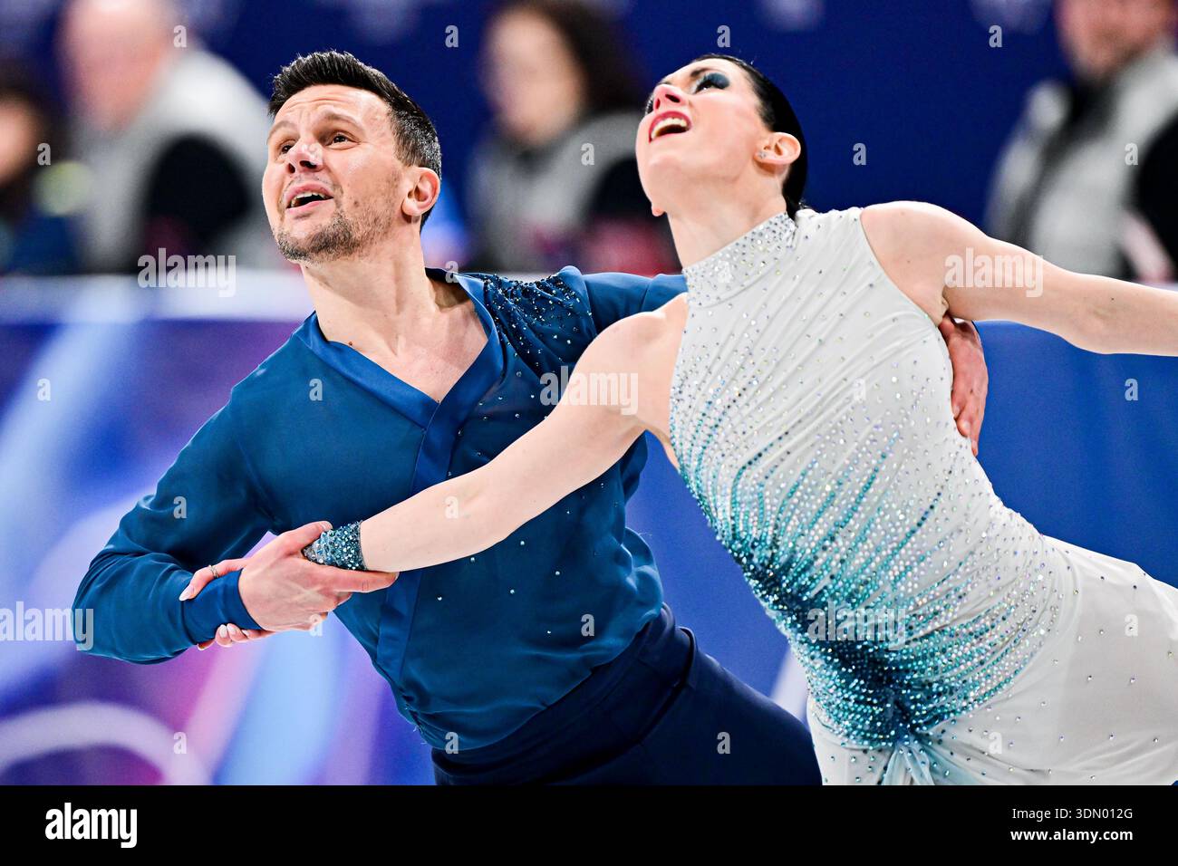 Charlene GUIGNARD & Marco FABBRI (ITA), during Team Event - Ice Dance ...