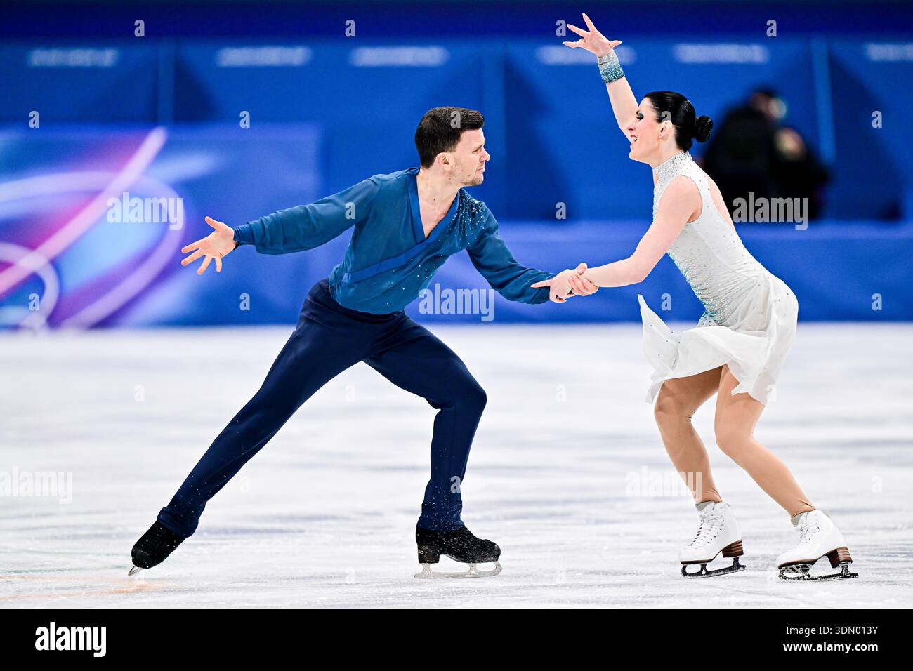 Charlene GUIGNARD & Marco FABBRI (ITA), during Team Event - Ice Dance ...