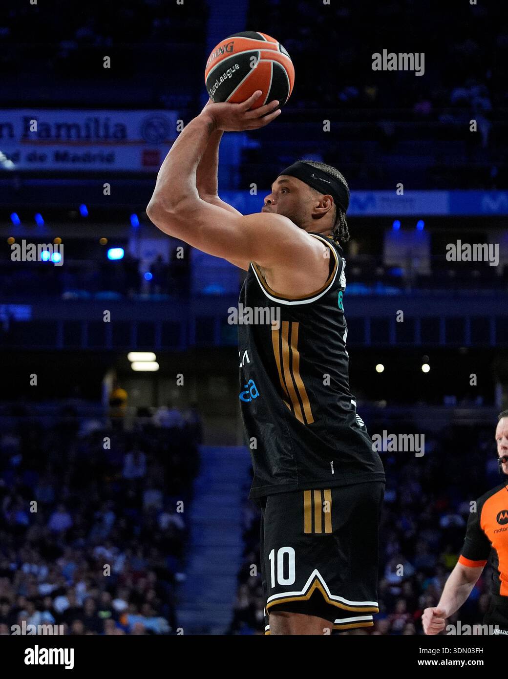 Dubai Basketball's Justin Anderson during Euroleague Regular Season ...