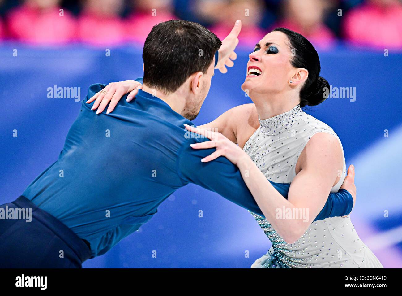 Charlene GUIGNARD & Marco FABBRI (ITA), during Team Event - Ice Dance ...