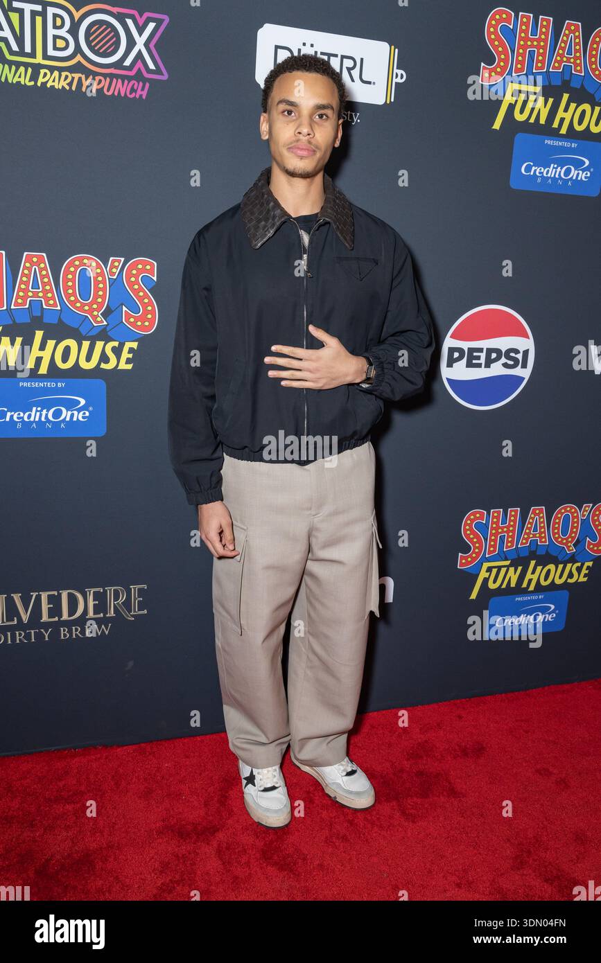 Alexandre Grimaldi attends Shaq’s Fun House Presented by Credit One ...