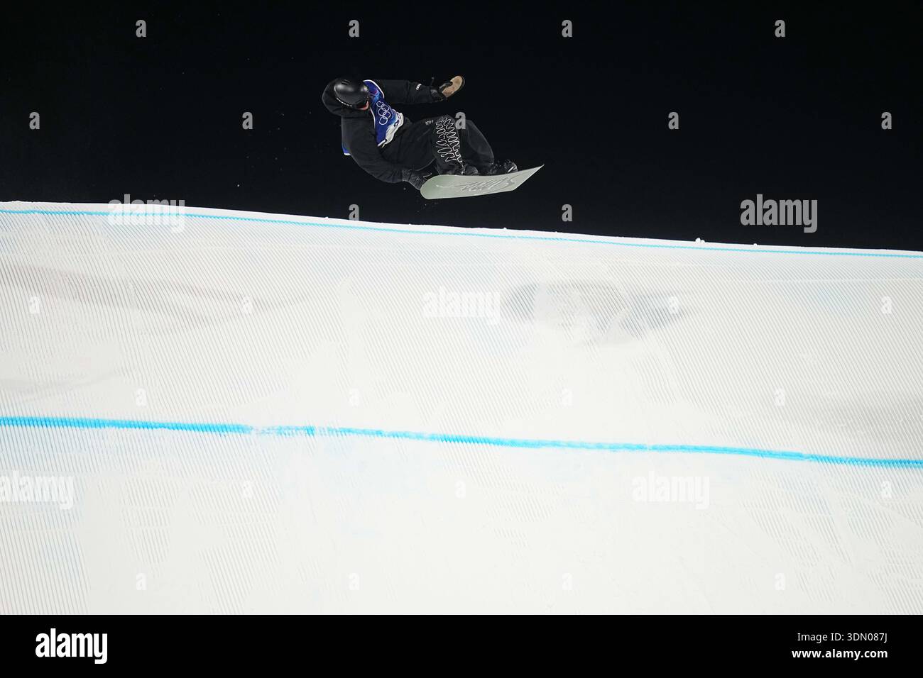 February 07 2026:Liam Farrell (New Zealand) competes during the Big air ...