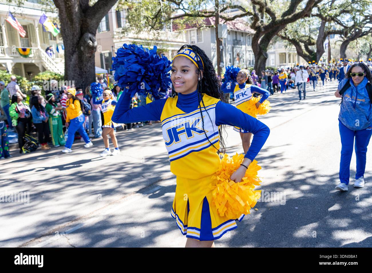 Attendees march during the annual Legion of Mars parade during the ...