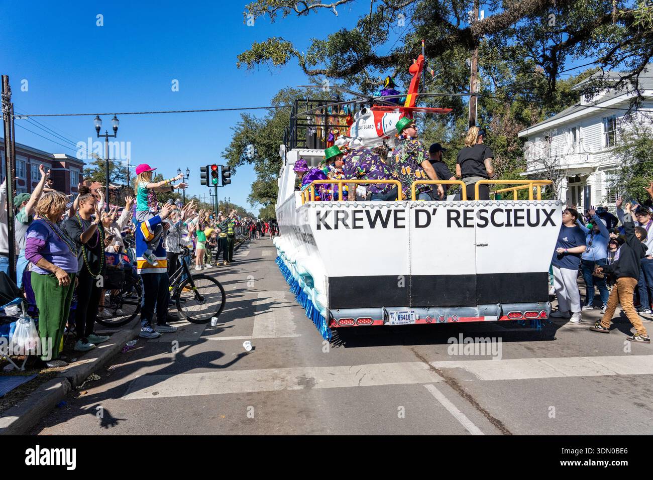 Attendees take part in the annual Legion of Mars parade during the ...
