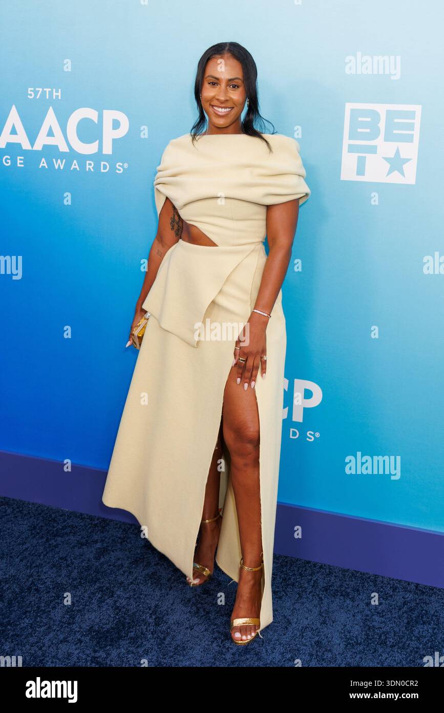 Alex Hill arrives at the NAACP Image Awards Luncheon at NYA Studios ...