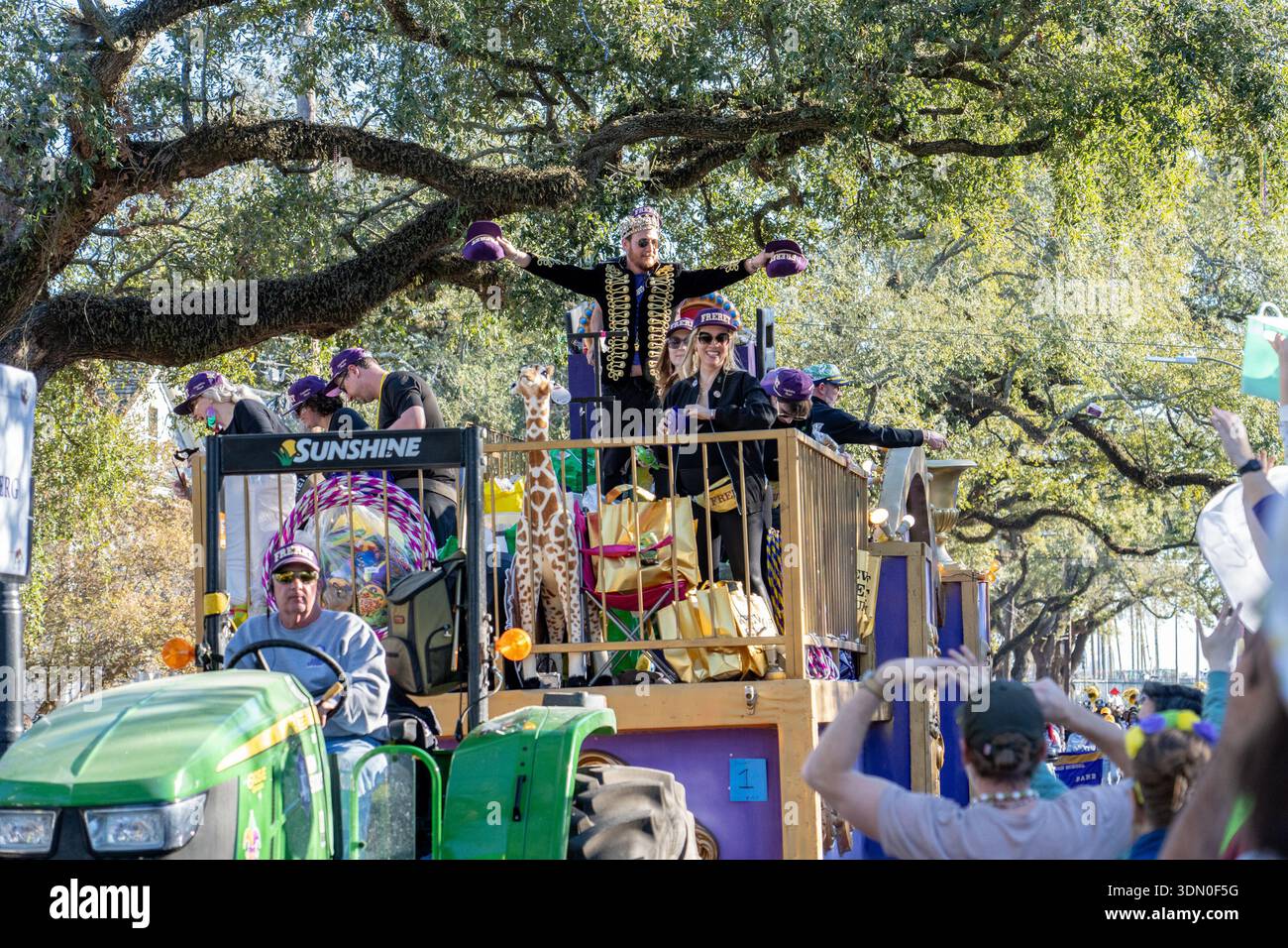 Attendees march during the annual Krewe of Freret parade during the ...