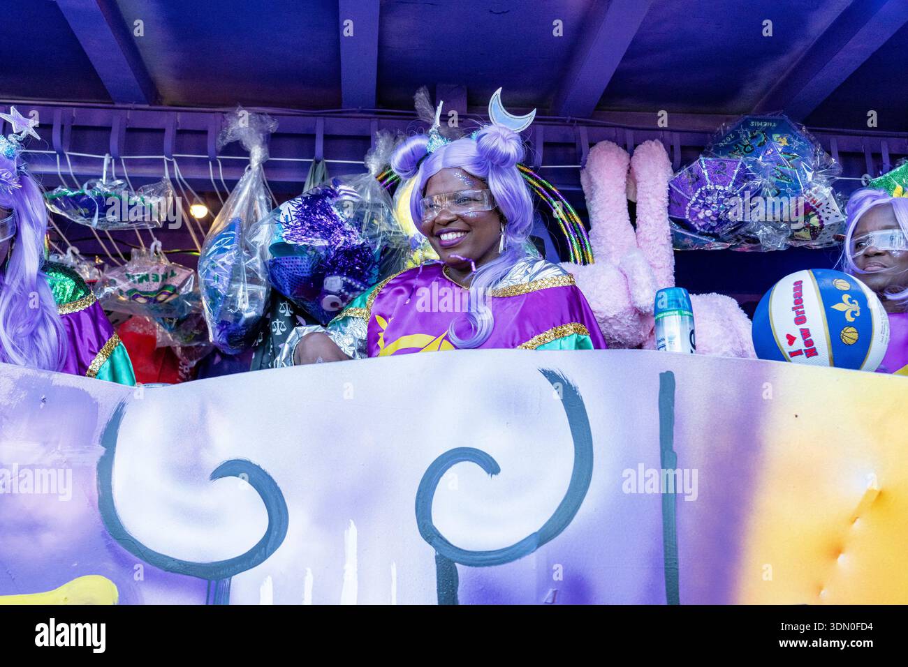 Attendees march during the annual Krewe of Freret parade during the ...