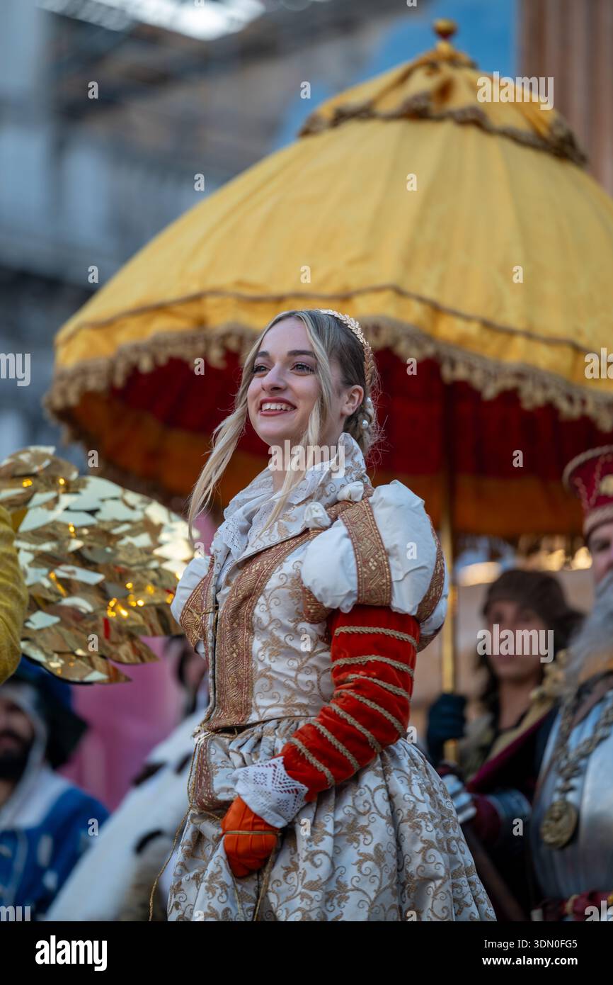 Venice, UK, 7th February 2026, The first official appearance of the ...