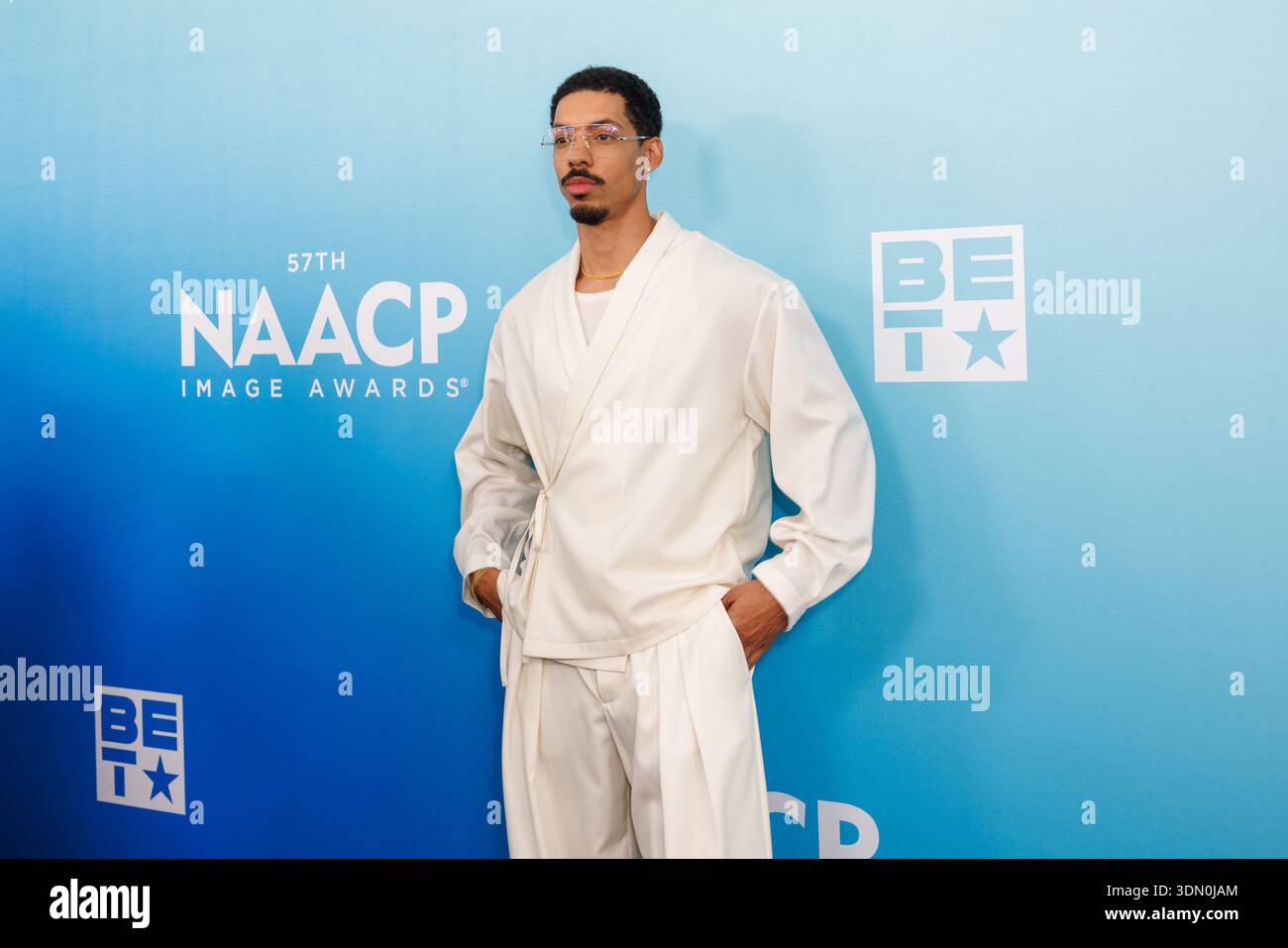 Melvin Gregg arrives at the NAACP Image Awards Luncheon at NYA Studios ...