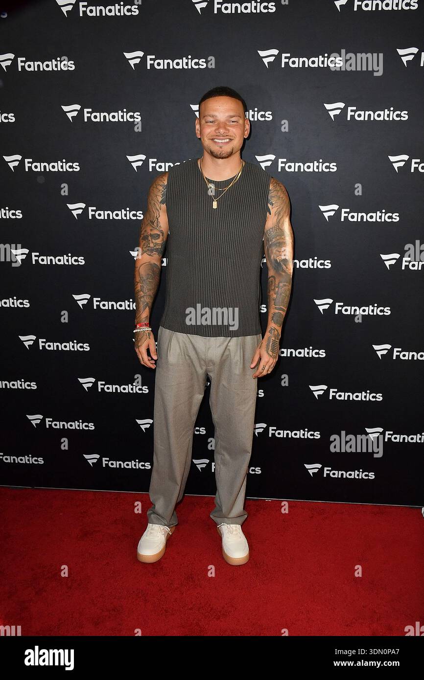 Kane Brown attends the 2026 Fanatics Super Bowl Party on February 07 ...