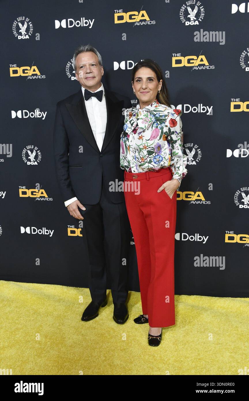 Pamela Abdy, Michael De Luca at arrivals for Directors Guild of America ...
