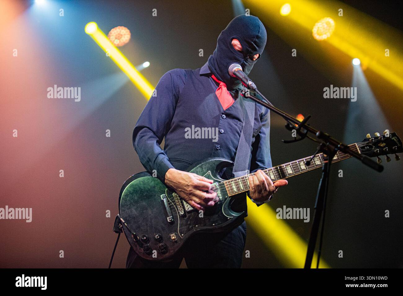 Gian Maria Accusani, guitarist and leader of Sick Tamburo, performs at ...